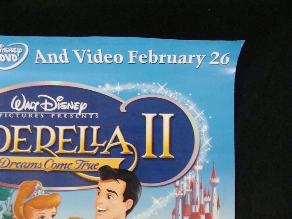Cinderella 2 Movie Poster Cinderella II: Dreams Come True (Video 2002)