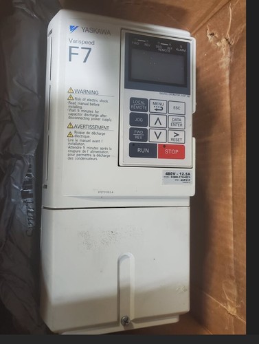 YASKAWA VARISPEED F7 VARIABLE FREQUENCY DRIVE CIMR-F7U45P5 NICE USED ...