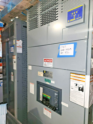 SQUARE D QED 1600 amp 208v 3 Phase 2 Section Gear Panelboard ...