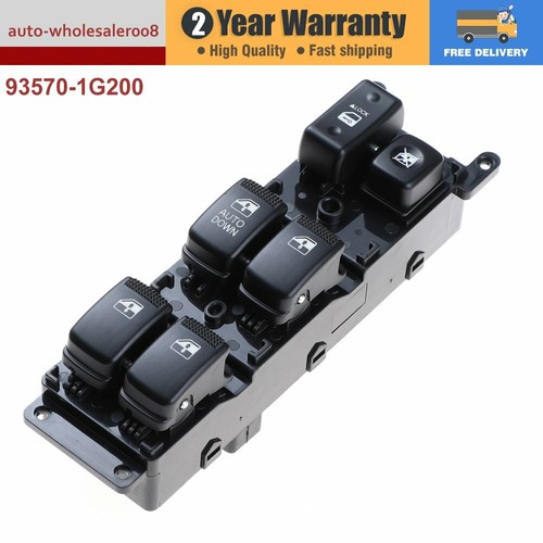 Front Left Master Power Window Main Switch 93570-1G200 For Kia Rio 2007 ...