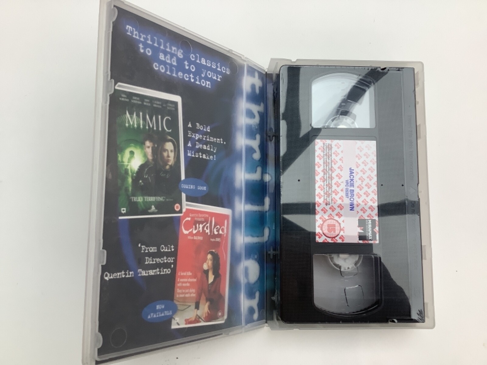 Jackie Brown VHS Tape Quentin Tarantino Samuel L Jackson Pam Grier ...