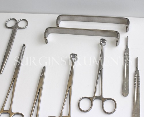 48 Pcs Hernia Set General Surgery Medical Instruments Stainless German ...