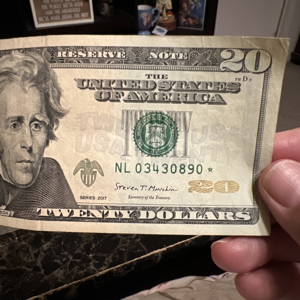 20 dollar bill star note 2017 & 1 Dollar Bill Star Note 2017 & 2 Very ...