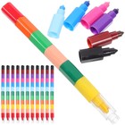 24pcs Crayons Baby Crayons Stacking Crayons Kids Crayon Holder Crayon ...