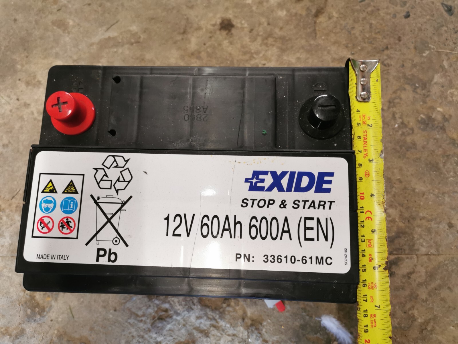 Car battery stop start Suzuki 33610-61MC0 Genuine | eBay UK