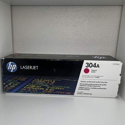 Genuine HP LaserJet 304A CC533A Magenta Toner Cartridge | eBay