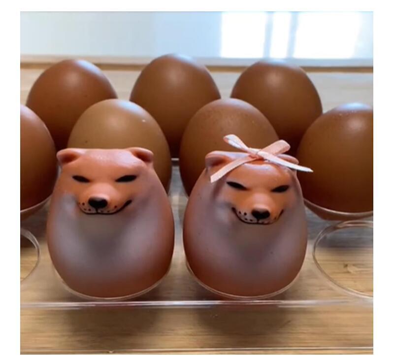 Shibako Dog Squishy Egg, Shibako Dog Egg Toys, Dog Egg Toys Stress ...