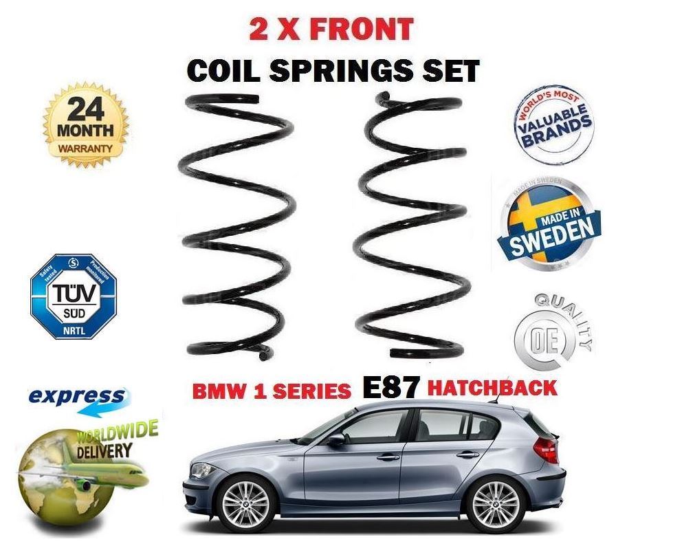 FOR BMW E87 118i 120i 118D 120D MANUAL 2003-2012 NEW 2 X FRONT COIL ...