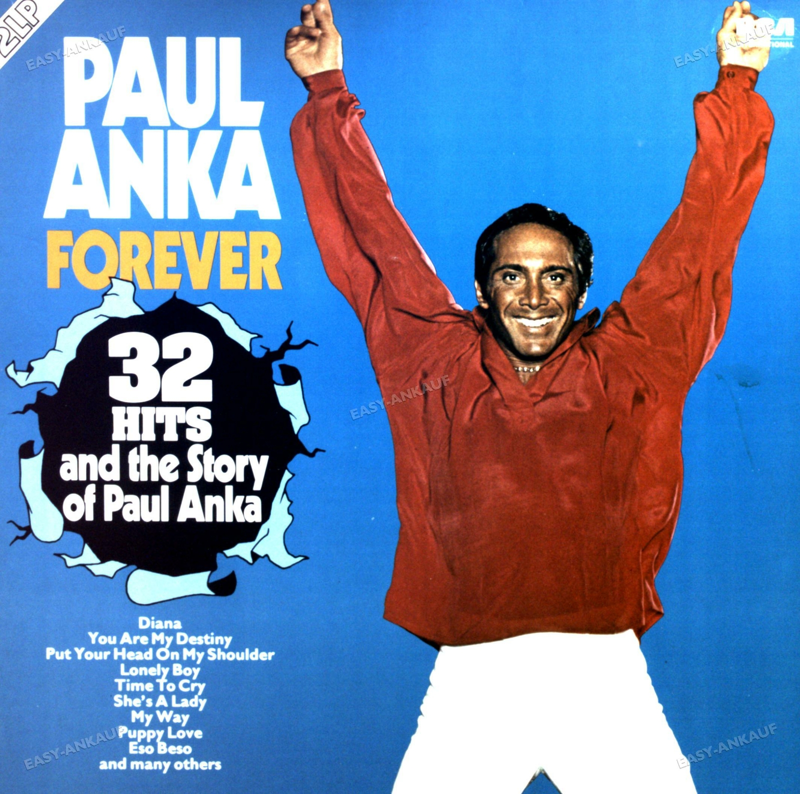 Paul Anka - Forever (32 Hits And The Story Of Paul Anka) 2LP (VG+/VG+ ...