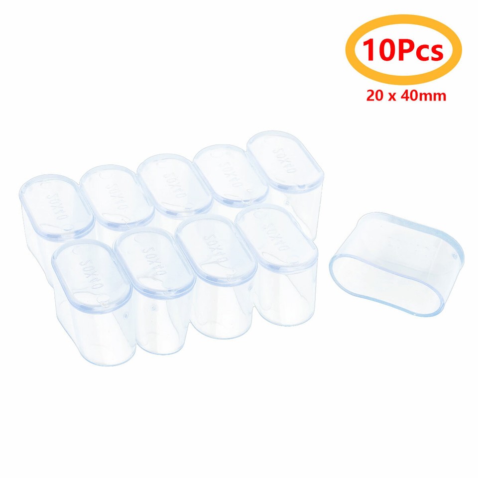 10x Furniture Foot End Caps Covers Table Chair Leg Tips Pads Floor ...