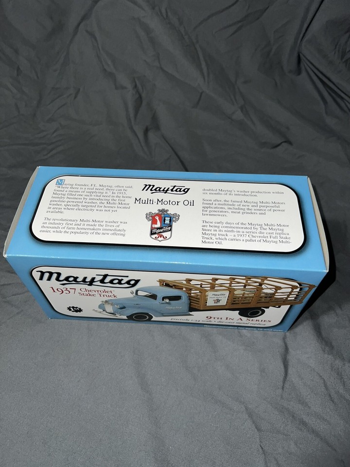 First Gear MAYTAG 1937 Chevrolet Stake Truck Die Cast 9th in Series 1: ...