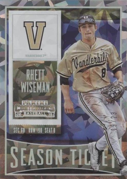 2015 Panini Contenders - Season Ticket Rhett Wiseman #81 Cracked Ice ...