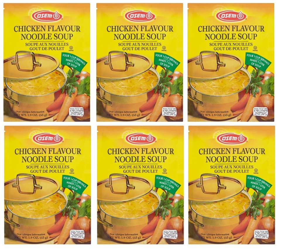 Osem Chicken Flavour Noodle Soup Packet Mix 53g PACK OF 6 | eBay