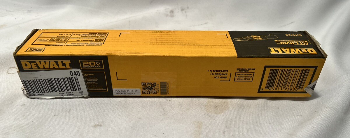 NEW DEWALT DCF512B ATOMIC 20V MAX Ratchet Brushless 3/8in (J01012825 ...