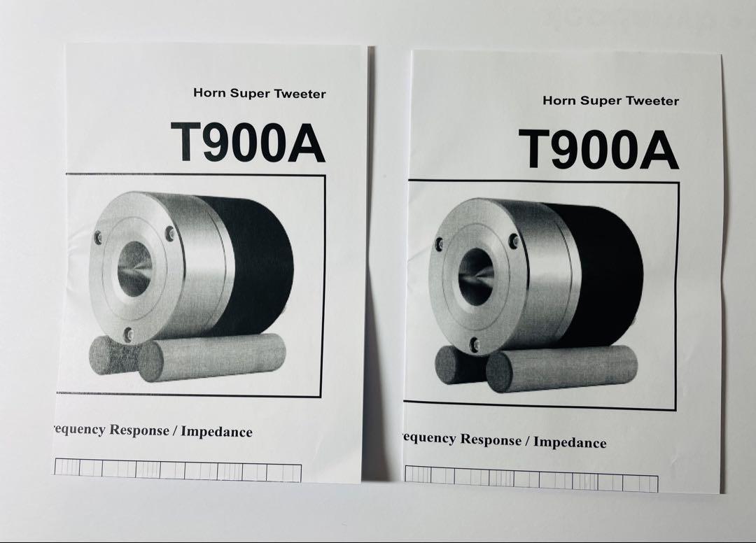 FOSTEX T900A Horn Super Tweeter Alnico Magnet And Special Brass Alloy ...