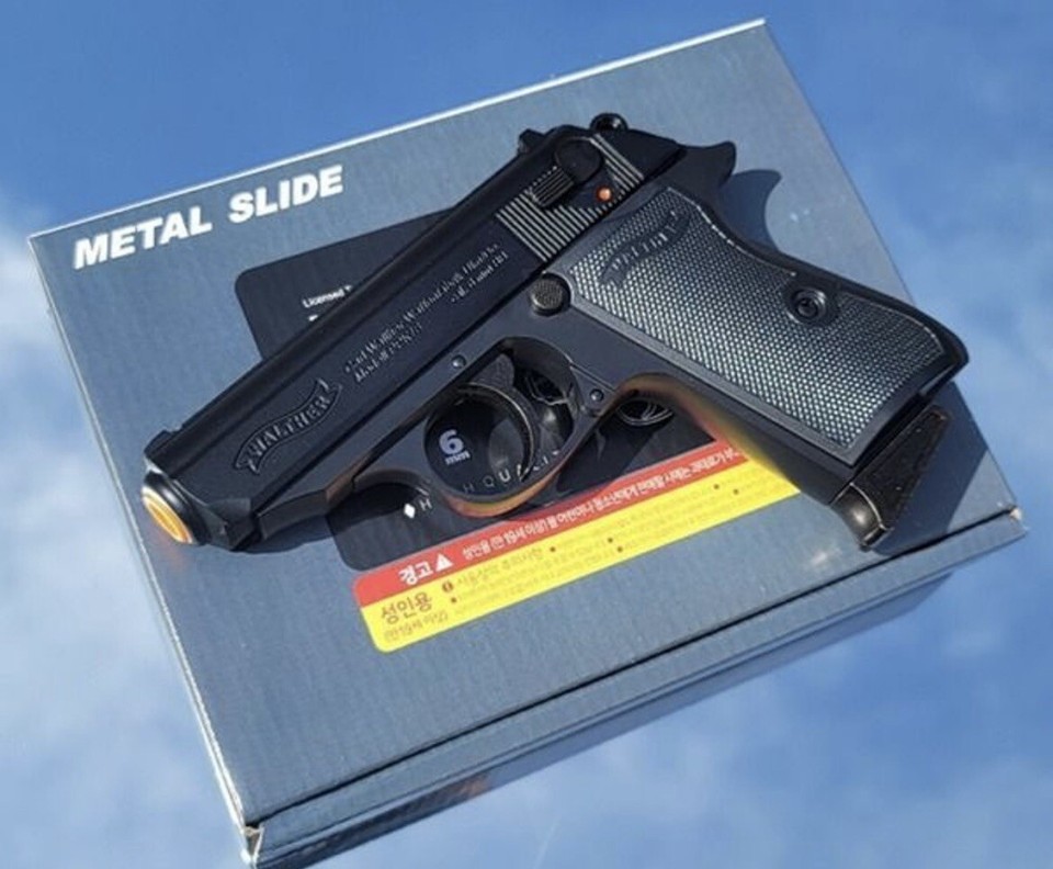 007's item Metal Slide PPK/S Spring Powered 6mm Toy by Acro Model | eBay