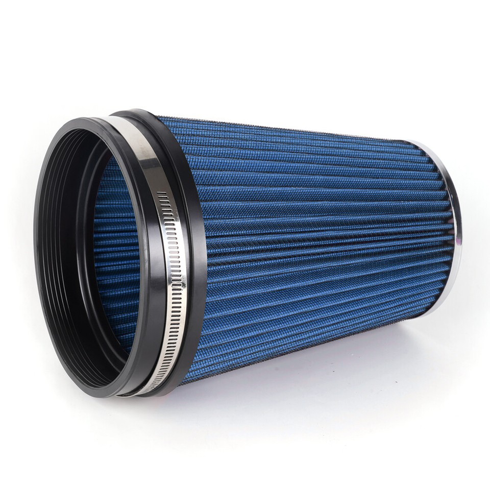 6" inch 152mm High Flow Inlet Cold Air Intake Cone Replacement Dry Air ...