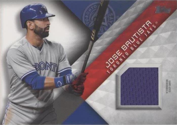 2018 Topps - Major League Material Series 1 Jose Bautista #MLM-JI (MEM ...