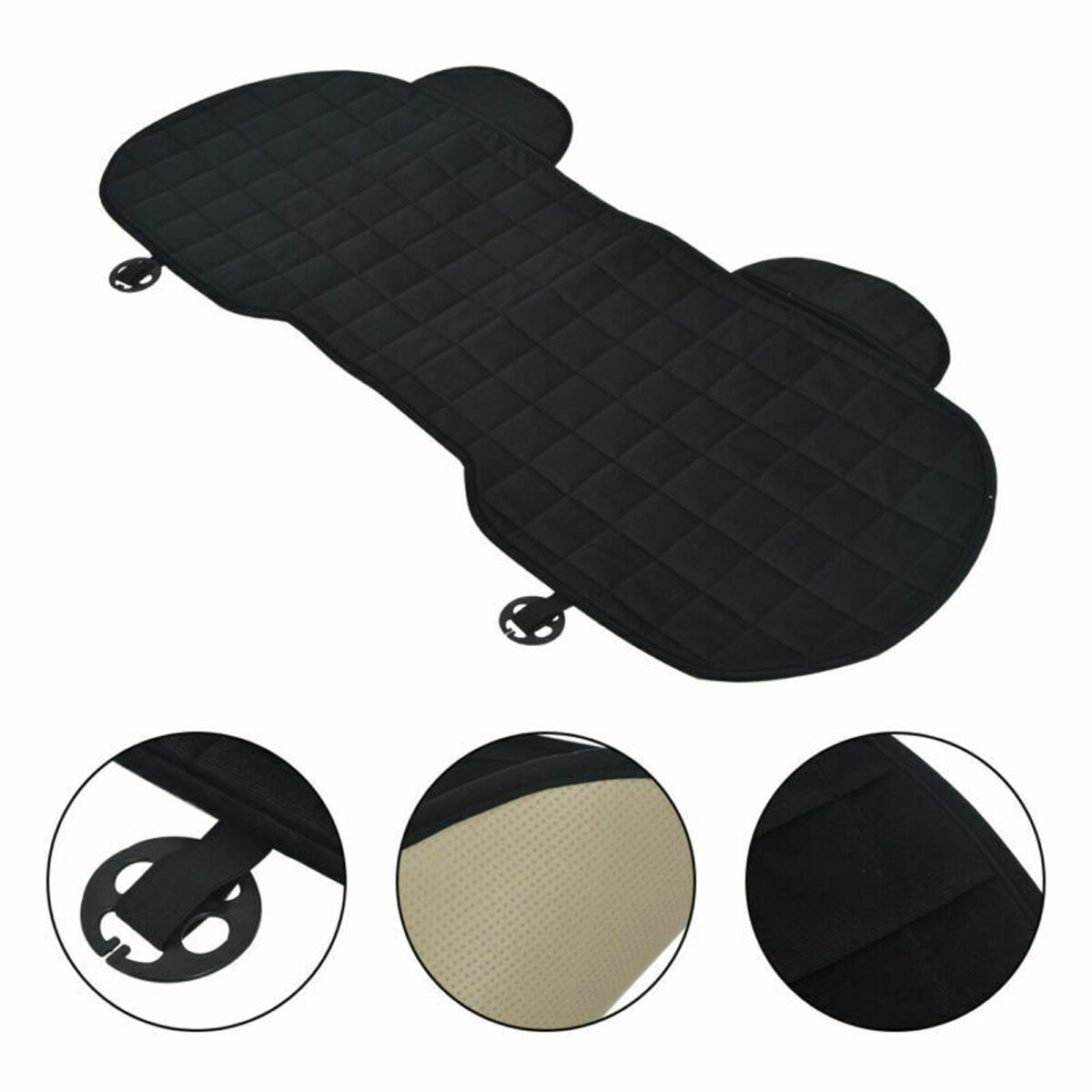 1x Car Rear Back Row Seat Cover Protector Mat Chair Cushion Auto ...