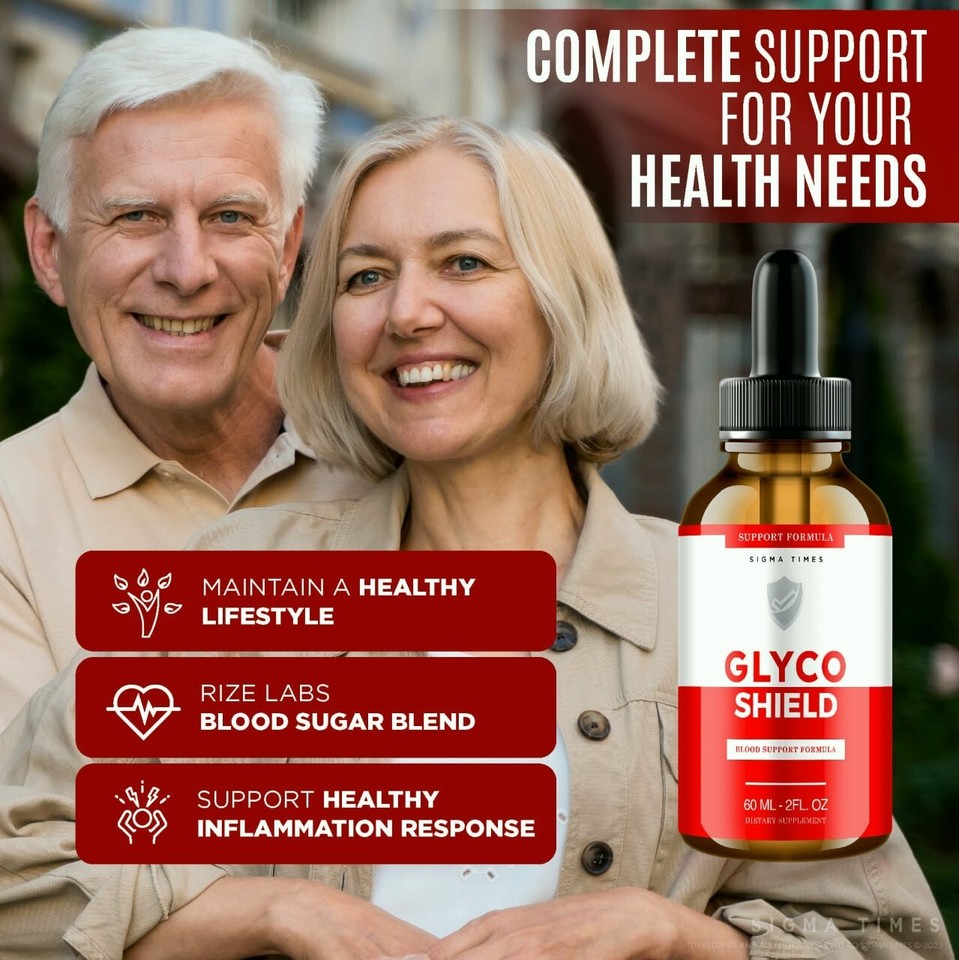 (2 Pack) Glyco Shield Drops Support Blood Health and Overall Wellness ...