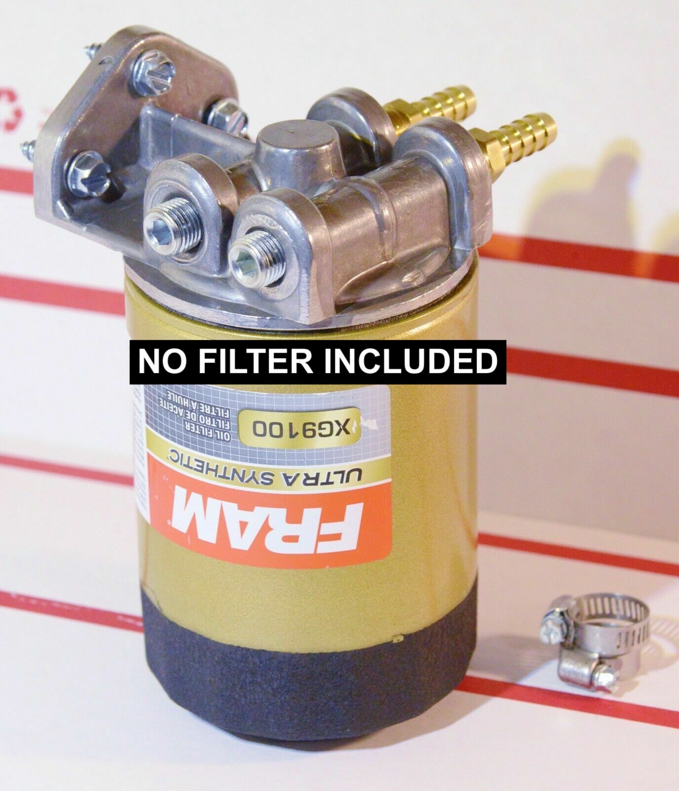 Transmission Fluid External Remote Filter Mount 3/8" Hose F,NO FRAM ...