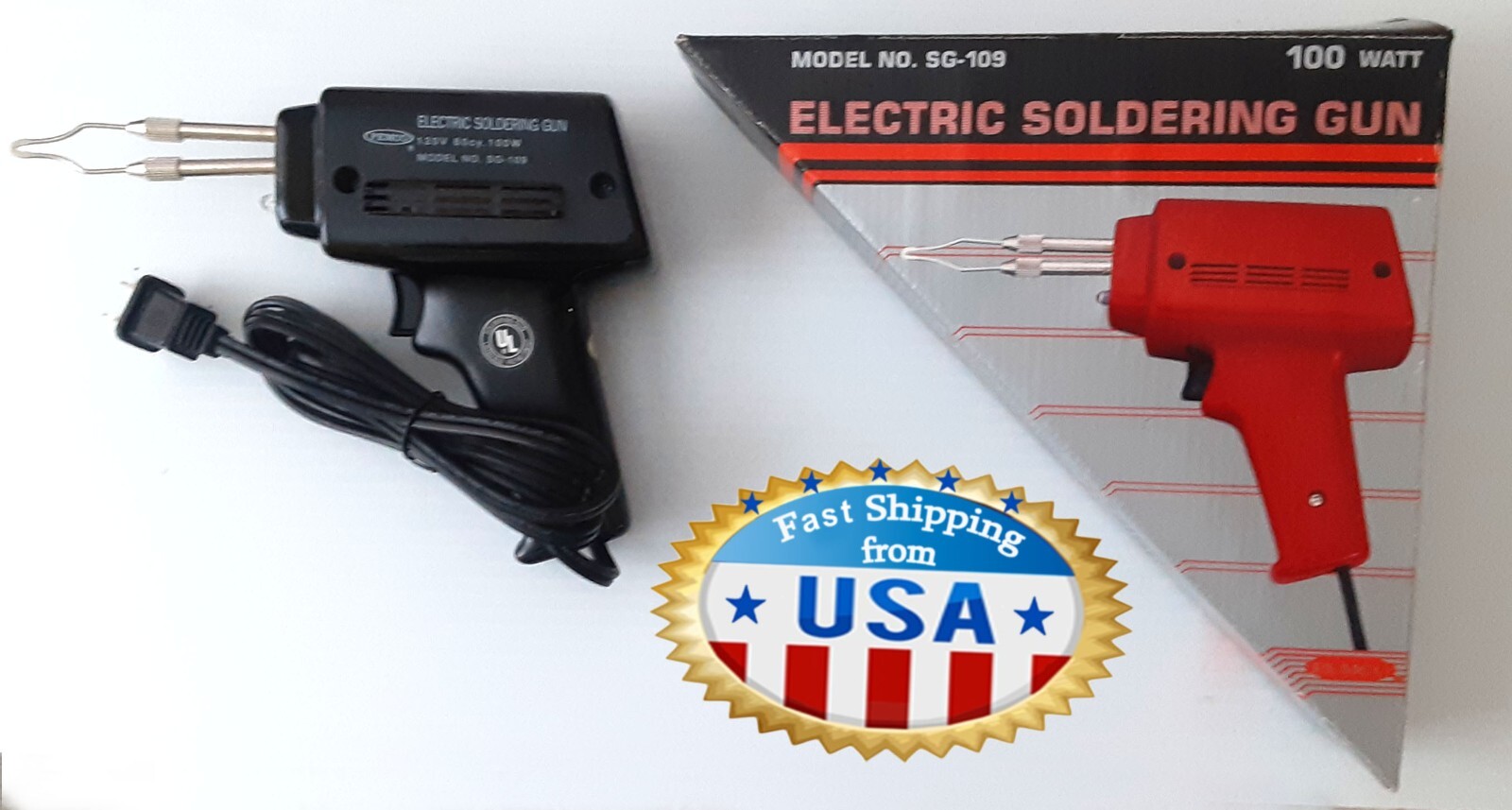 PEMCO - SG-109 100-Watt Electric Soldering Gun Double Insulated ...
