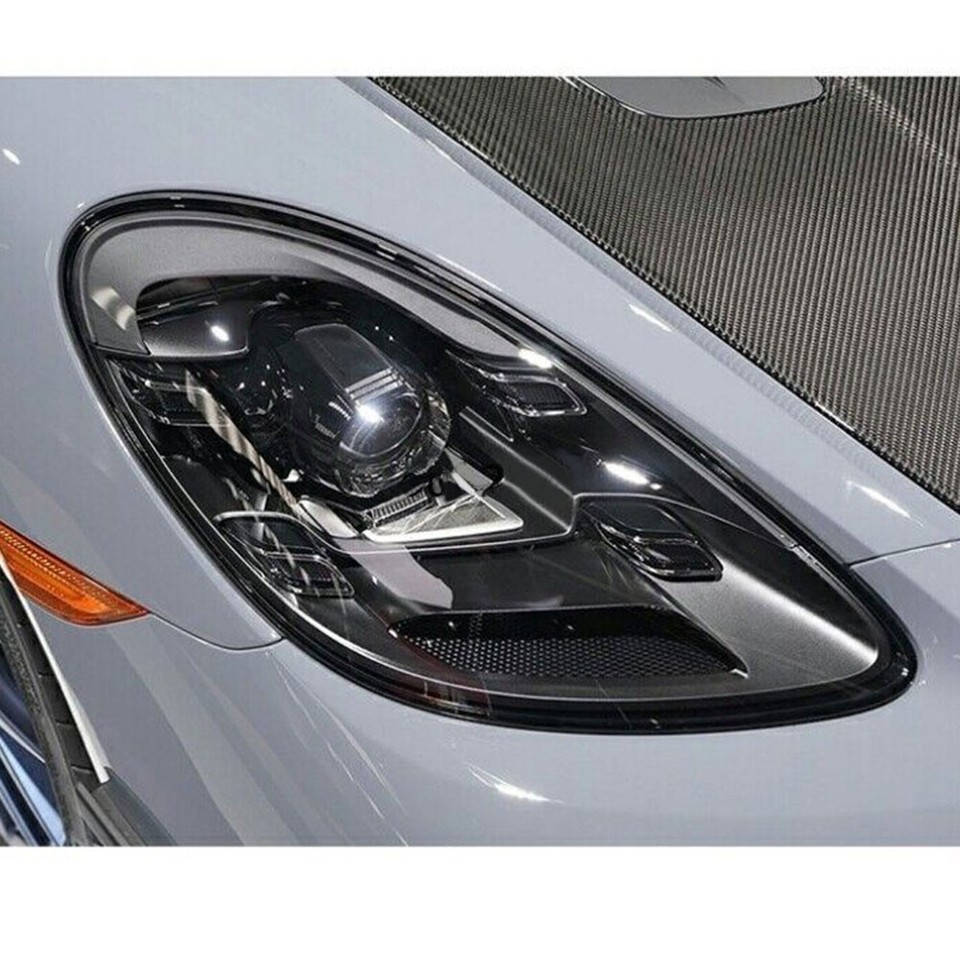 2Pcs LED Matrix Headlights DRL Assembly For Porsche 718 Cayman Boxster ...