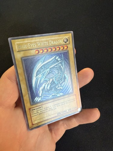 Blue Eyes White Dragon SDK-001 NA/ USA Ultra rare 2002 YuGiOh Karte EX ...