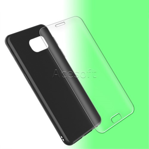 Anti-Scratch Screen Protector + TPU Case f Samsung Galaxy S7 edge SM ...