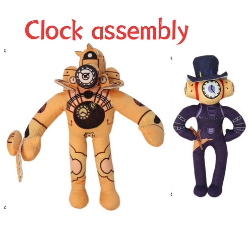 Skibidi toilet plush multiverse clock Titan character plush doll toy | eBay