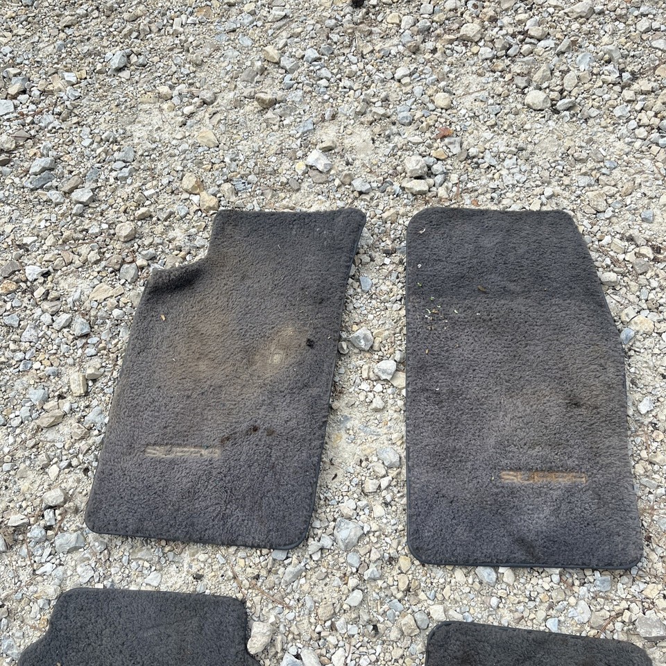 86-92 TOYOTA SUPRA MK3 SET OF 4 FRONT & REAR FLOOR MAT CARPET COVER OEM ...