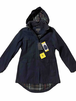 New Pendleton Women's Full Zip Jacket Packable Hood Midnight Blue Size ...