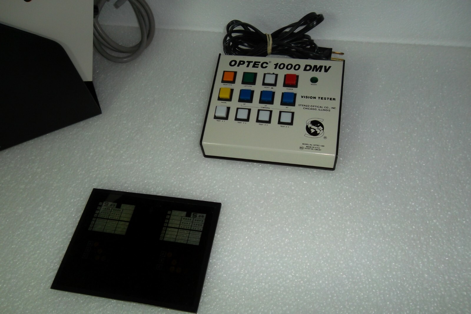 Stereo Optical OPTEC 1000 DMV Vision Tester / Screener w/Keypad ...