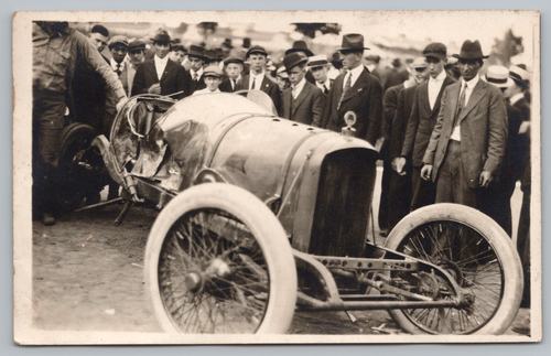 Automobile Race Car Accident Disaster Lot of 5 c1915 RPPC Photo ...