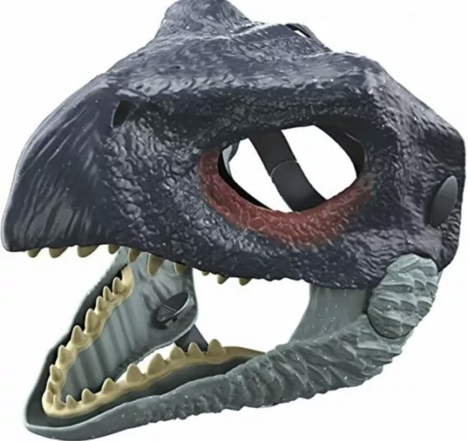 Jurassic World Dinosaur Mask Blue Velociraptor - 💥Multiple Options ...