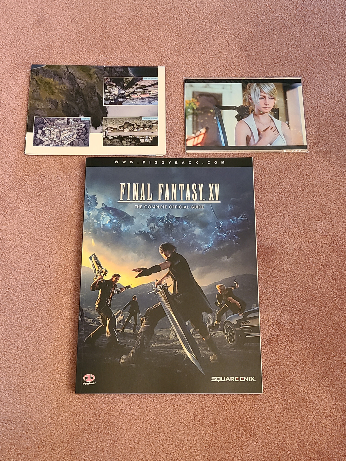 Final Fantasy XV 15 Piggyback Official Strategy Game Guide + Map ...