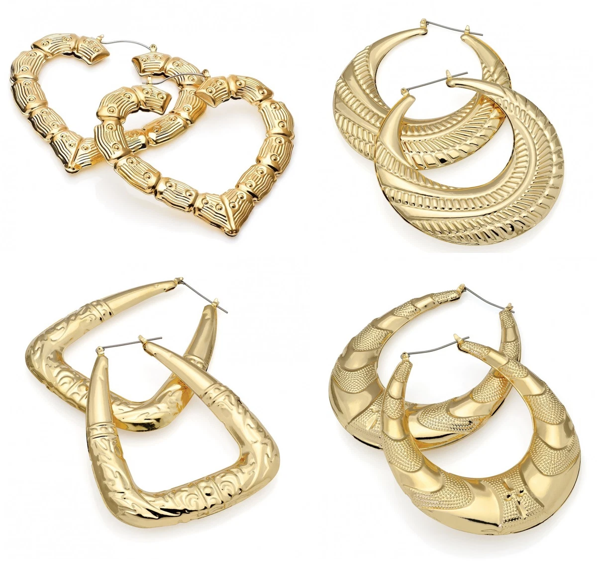 Ghetto Hoop Earrings For Women