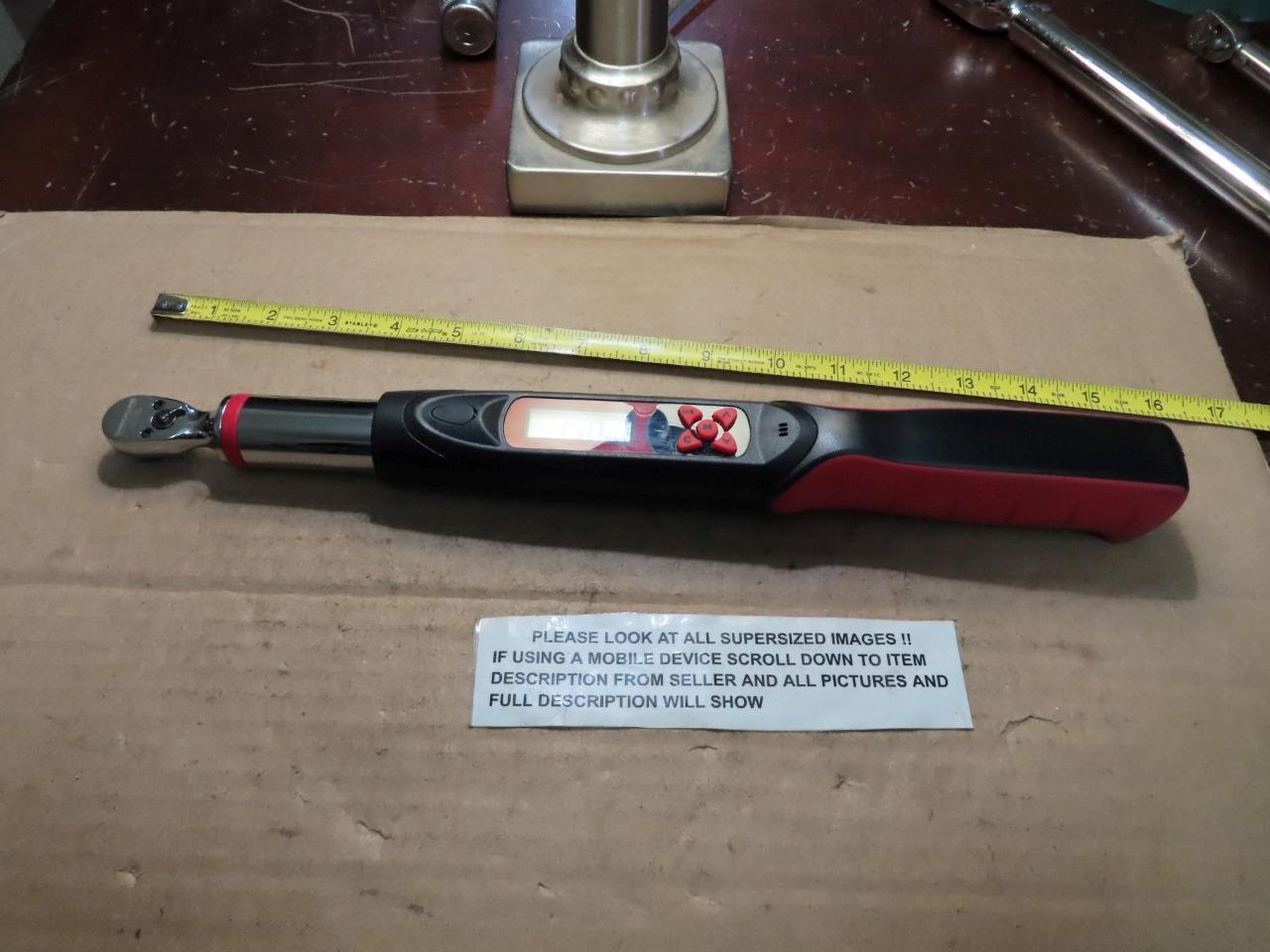 Checkline Dtw-265i Electronic Torque Wrench 1/4" DR 265 in-lb 30 N-m ...