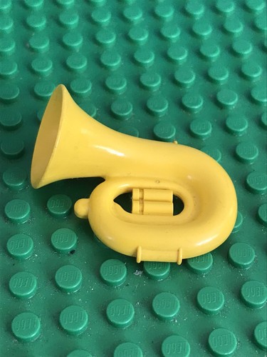 Lego # 4434 Fabuland Tuba Horn Yellow Jaune # 3631 3711 Mickey # 4165 ...