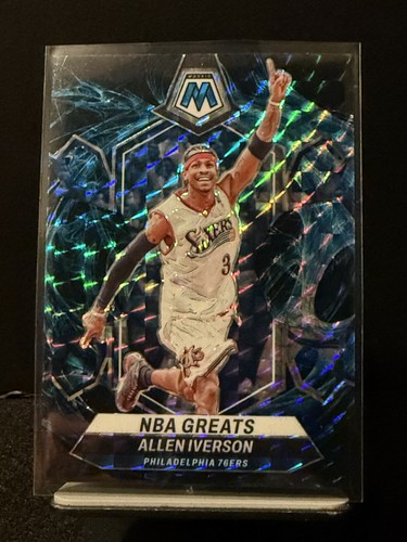 2023-24 Panini Mosaic - NBA Greats Genesis Mosaic Prizm #300 Allen ...