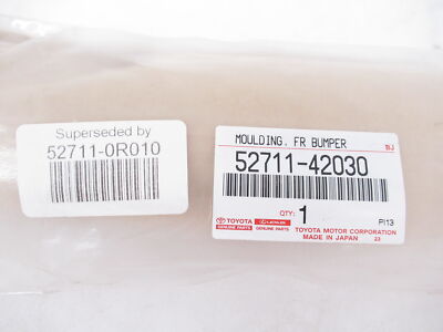 Genuine OEM Toyota 52711-0R010 Lower Front Bumper Lip Molding 2013-2015 ...