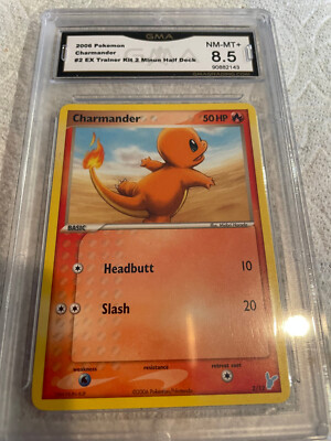CHARMANDER 2006 TOPPS POKEMON EX TRAINER KIT 2 MINUN HALF DECK # 2 ...