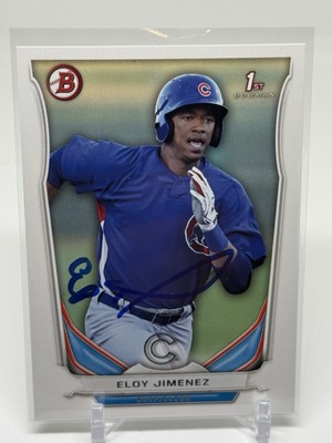 2014 BOWMAN #TP33 ELOY JIMENEZ 1st SIGNED Tampa Bay Rays | eBay