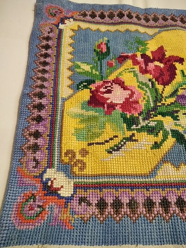 Vintage Soviet embroidery embroidere handmade Ukraine 1960s USSR mini ...
