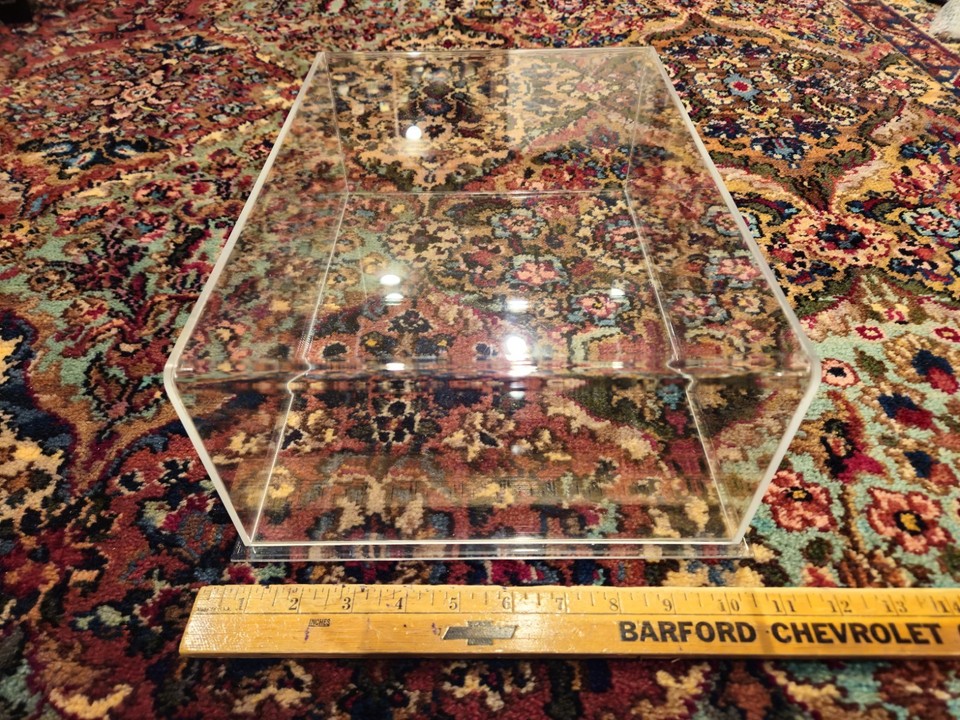 MODEL DISPLAY CASE 1:16 1:24 1:43 LUCITE COVER & BASE DANBURY MINT ...