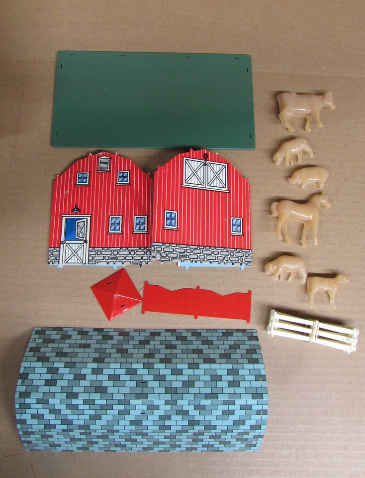 Vintage Ohio Art #192 Farm Set New In Box With Tin Litho Barn | eBay