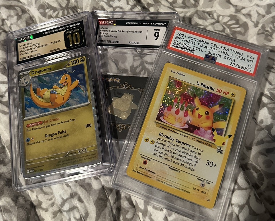 CGC 9 Or Higher Graded Pokemon Card Mystery Slab Bag With CHASE HITS‼️‼ ...
