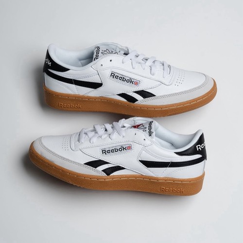 Reebok Club C Revenge Vintage White Black Gum 100202316 Men's Size 8-13 ...