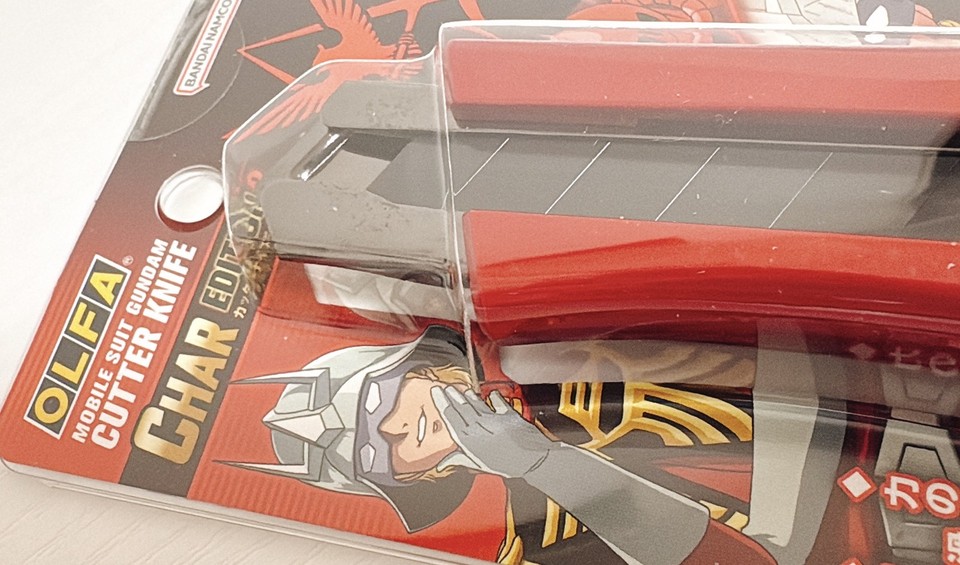 Gundam Cutter Knife Char Edition 2 Sun-Star x OLFA Red Comet Japan ...