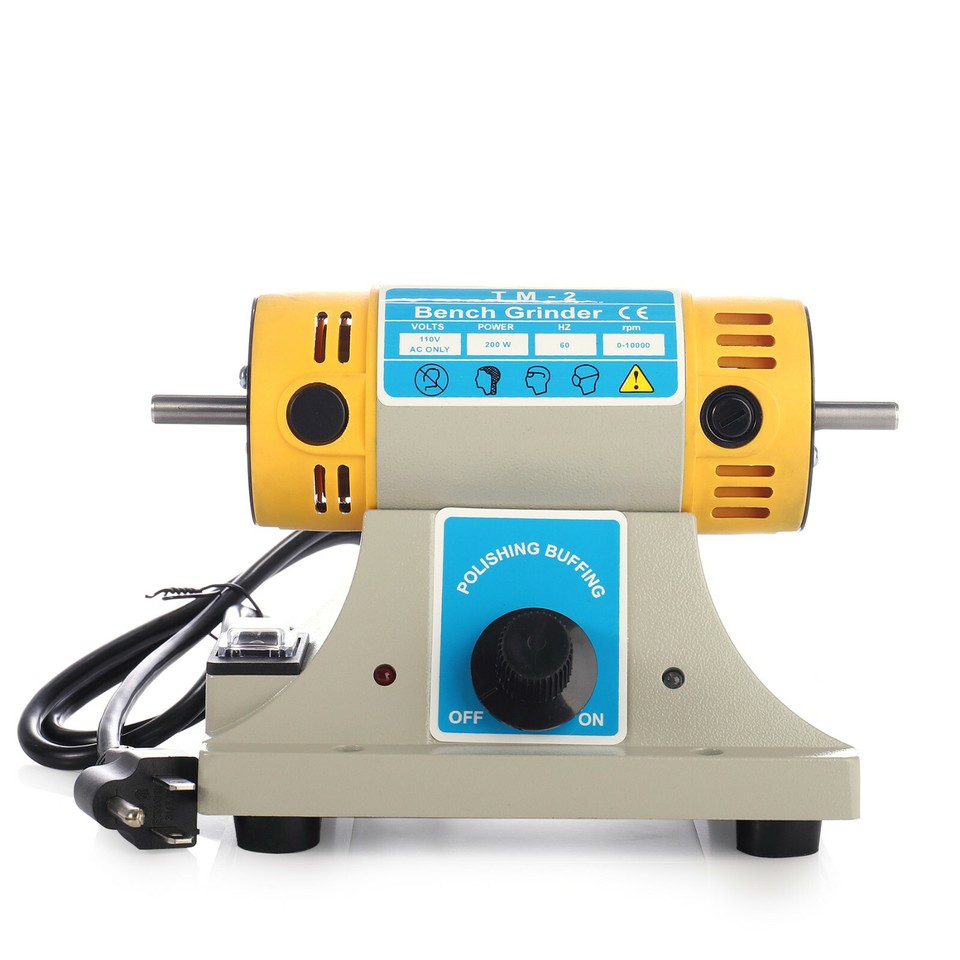 Upgraded Jewelry Rock Polishing Buffer Machine Jewelry Grinder Mill ...